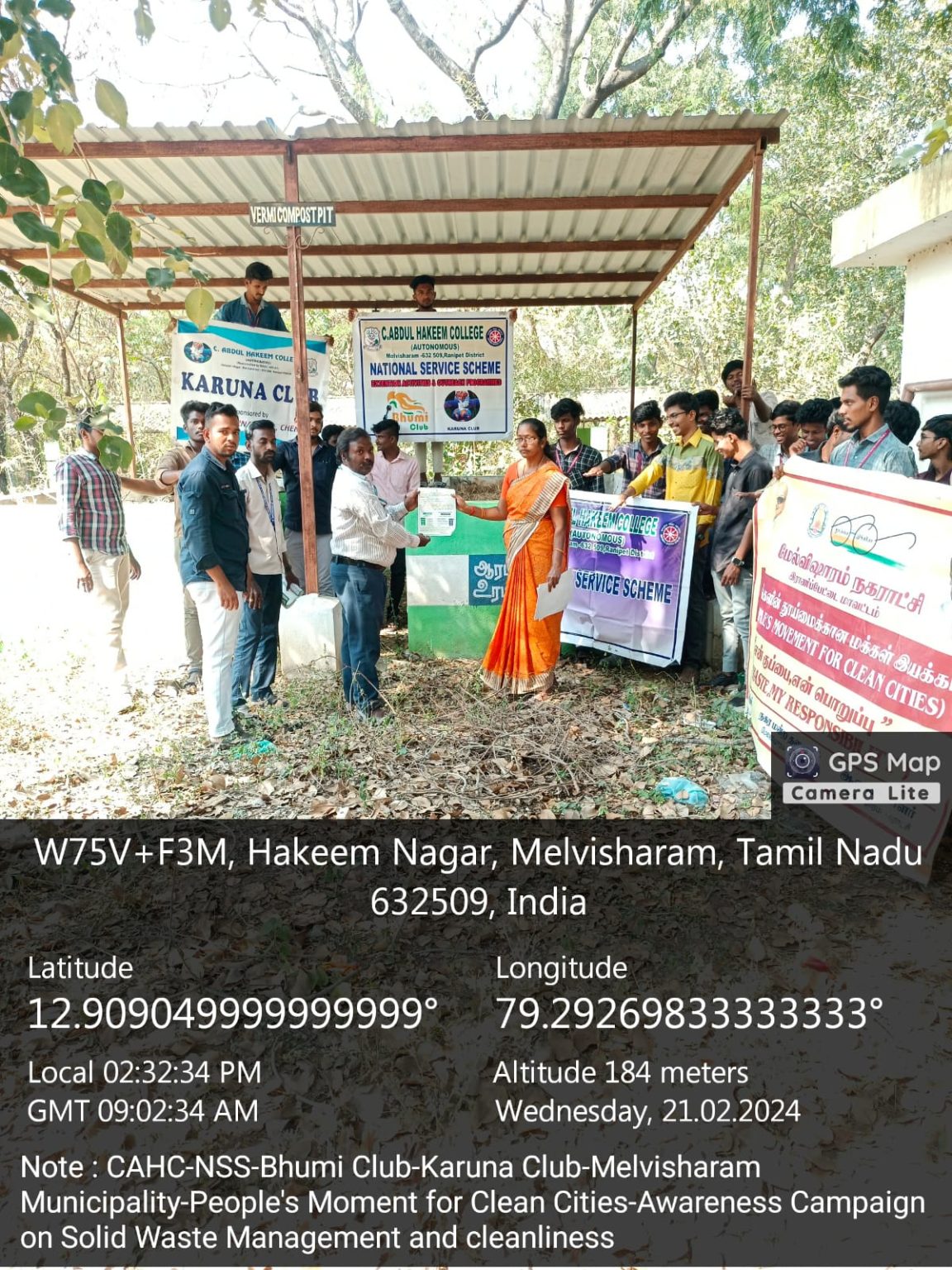 Awareness Campaign on Solid Waste Management and Cleanliness 21.02.2024 ...